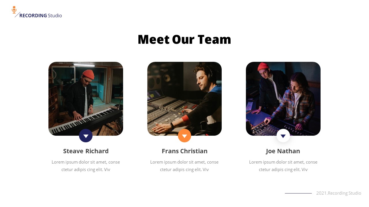 Recording Studio Powerpoint Template, Presentation Templates | GraphicRiver