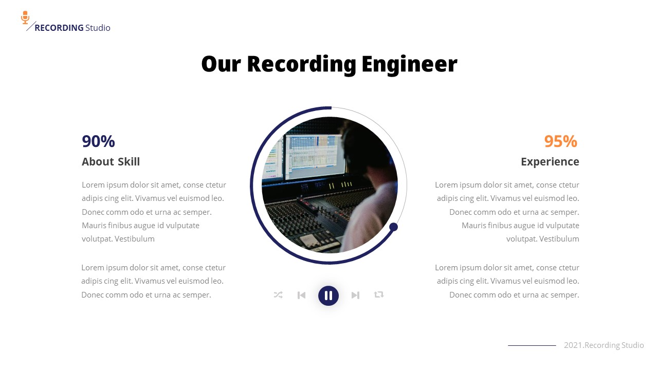 Recording Studio Powerpoint Template, Presentation Templates | GraphicRiver
