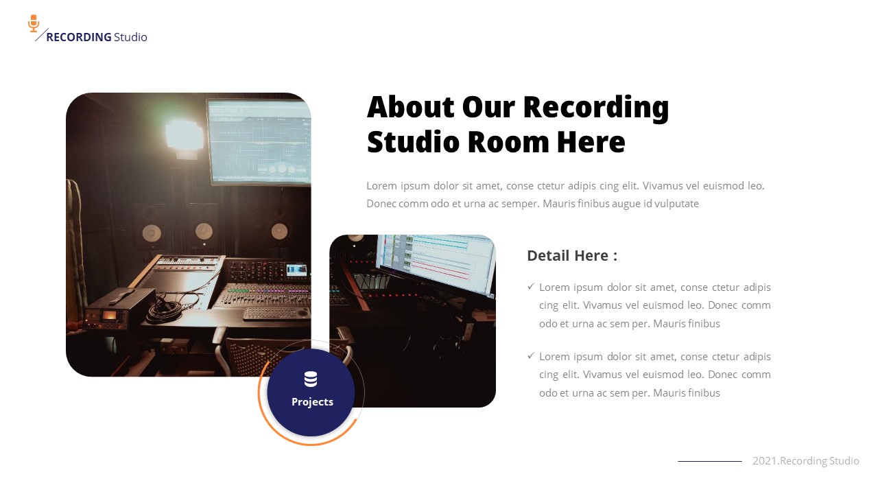 Recording Studio Powerpoint Template, Presentation Templates | GraphicRiver