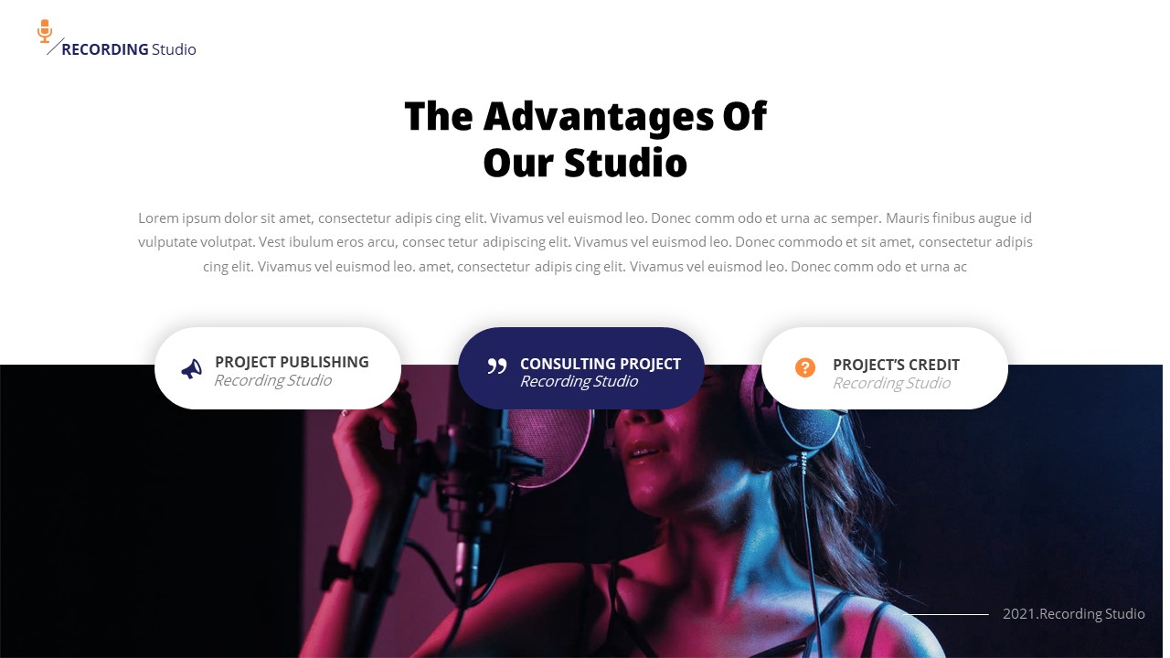 Recording Studio Powerpoint Template, Presentation Templates | GraphicRiver