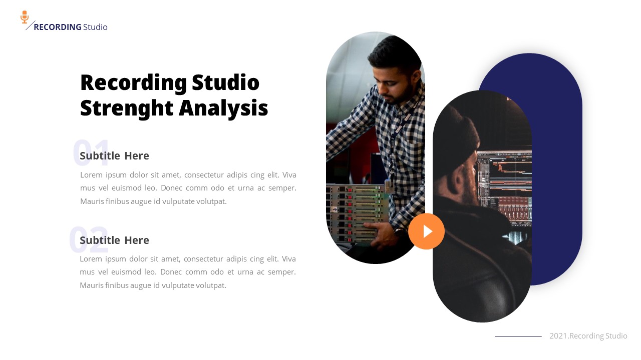 Recording Studio Powerpoint Template, Presentation Templates | GraphicRiver