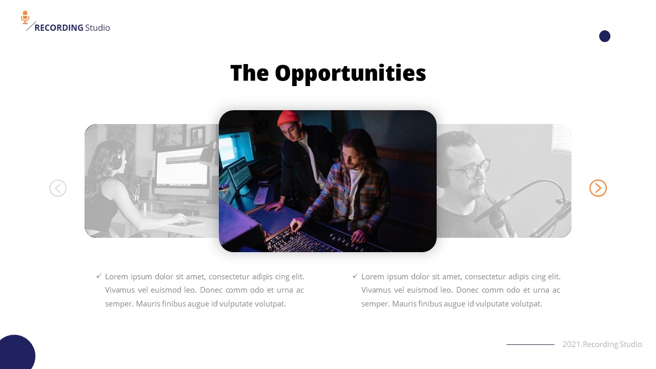 Recording Studio Powerpoint Template, Presentation Templates | GraphicRiver