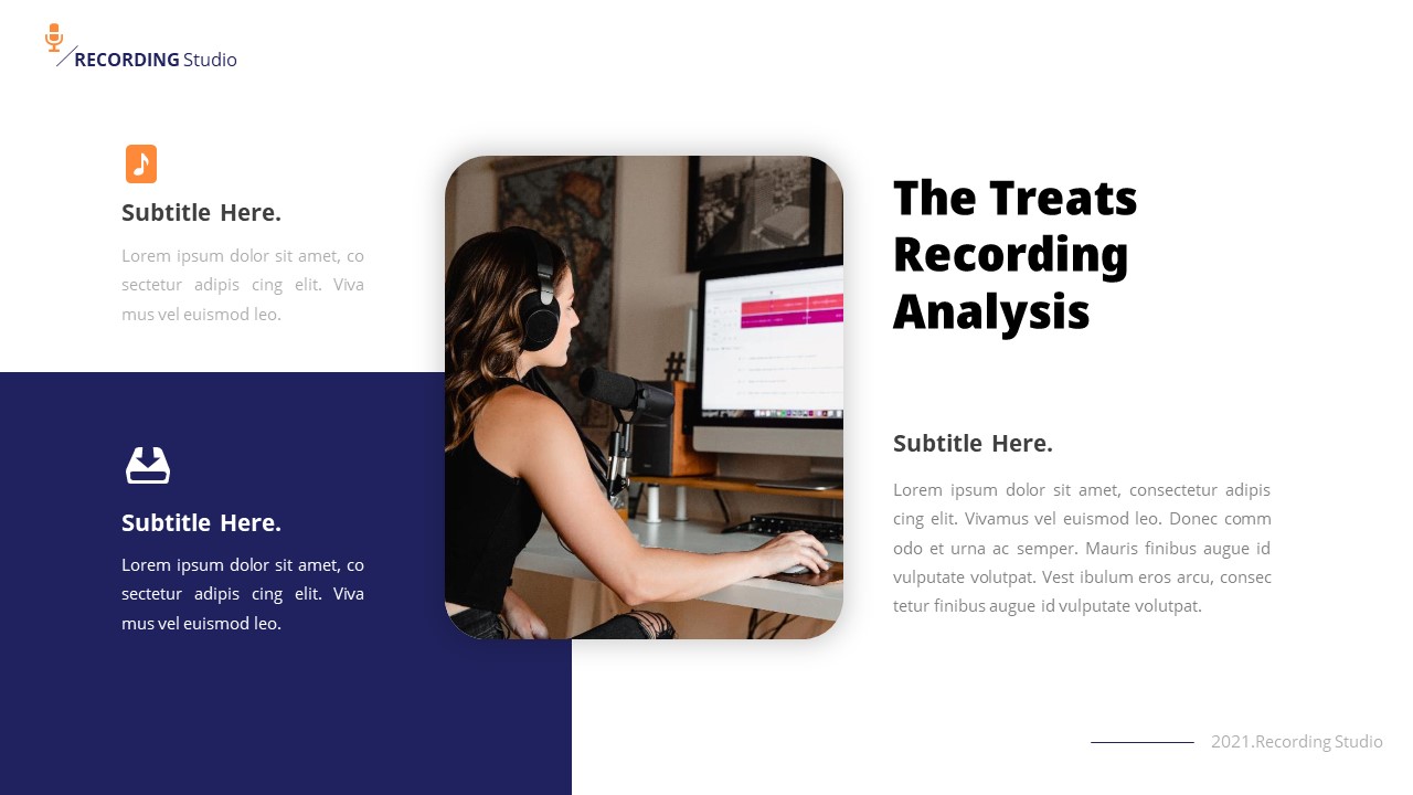 Recording Studio Powerpoint Template, Presentation Templates | GraphicRiver