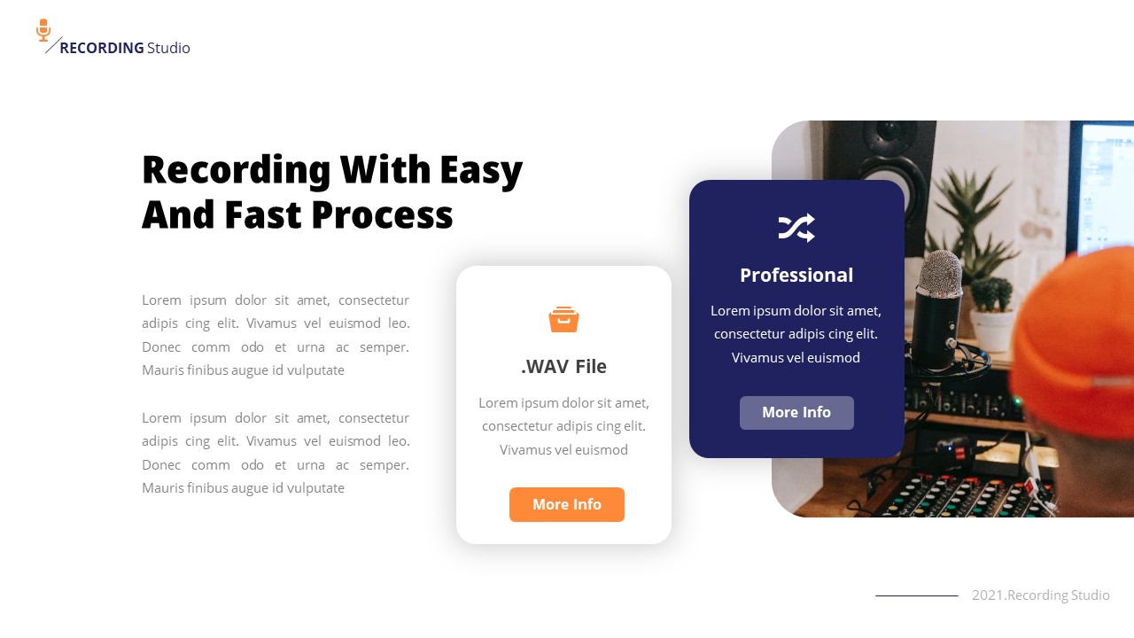 Recording Studio Powerpoint Template, Presentation Templates | GraphicRiver