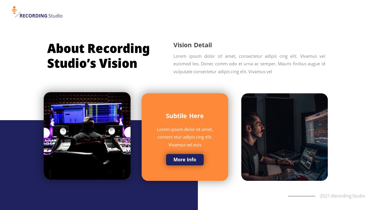 Recording Studio Powerpoint Template, Presentation Templates | GraphicRiver
