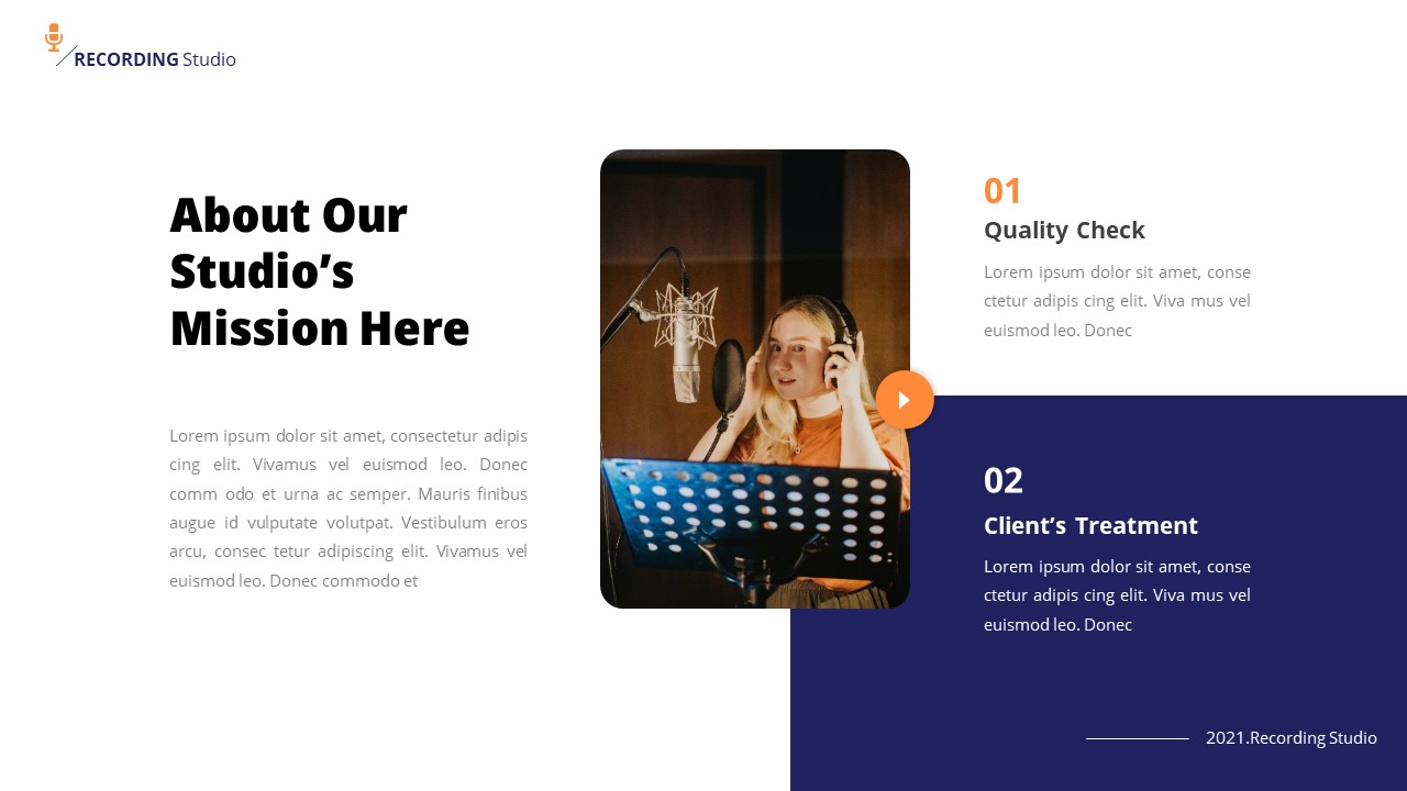 Recording Studio Powerpoint Template, Presentation Templates | GraphicRiver