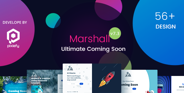 Marshall - The Ultimate Coming Soon Template by pixiefy | ThemeForest
