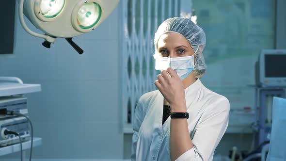 Portrait of a Surgeon Doctor, After Surgery, Stock Footage | VideoHive