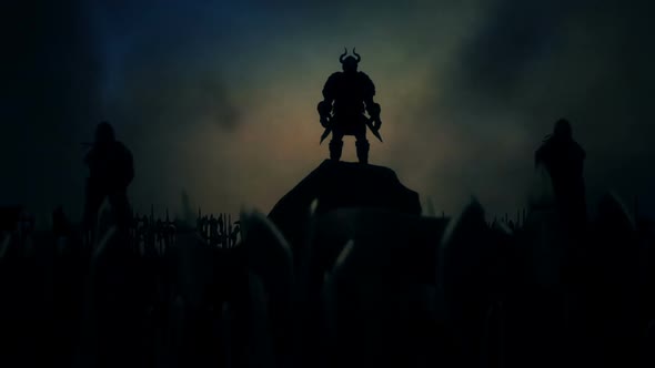 Victorious Great Viking Army After A Battle, Motion Graphics | VideoHive