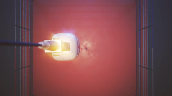 Vintage metal microphone above a boxing ring, Motion Graphics | VideoHive