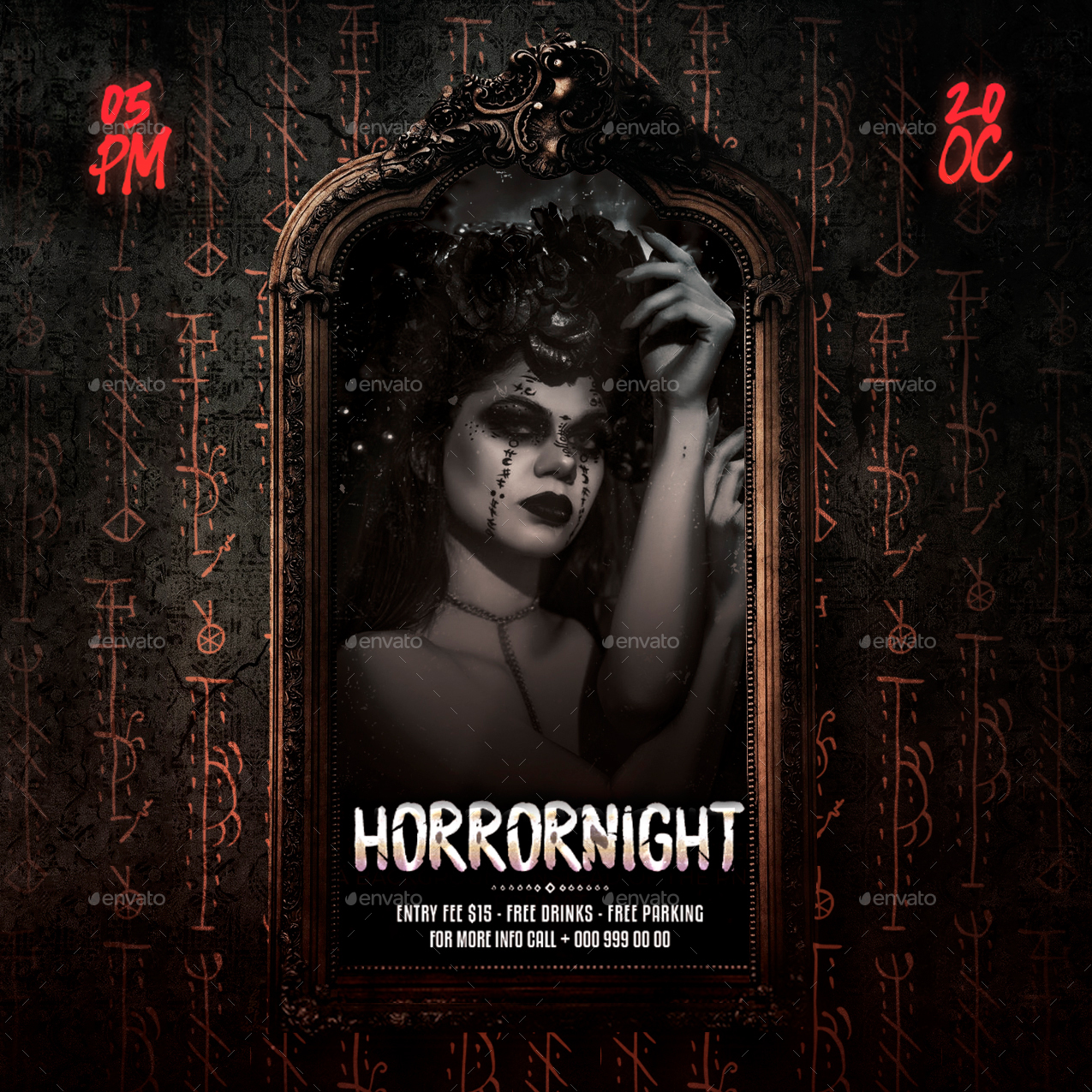 Horror Flyer, Print Templates | GraphicRiver