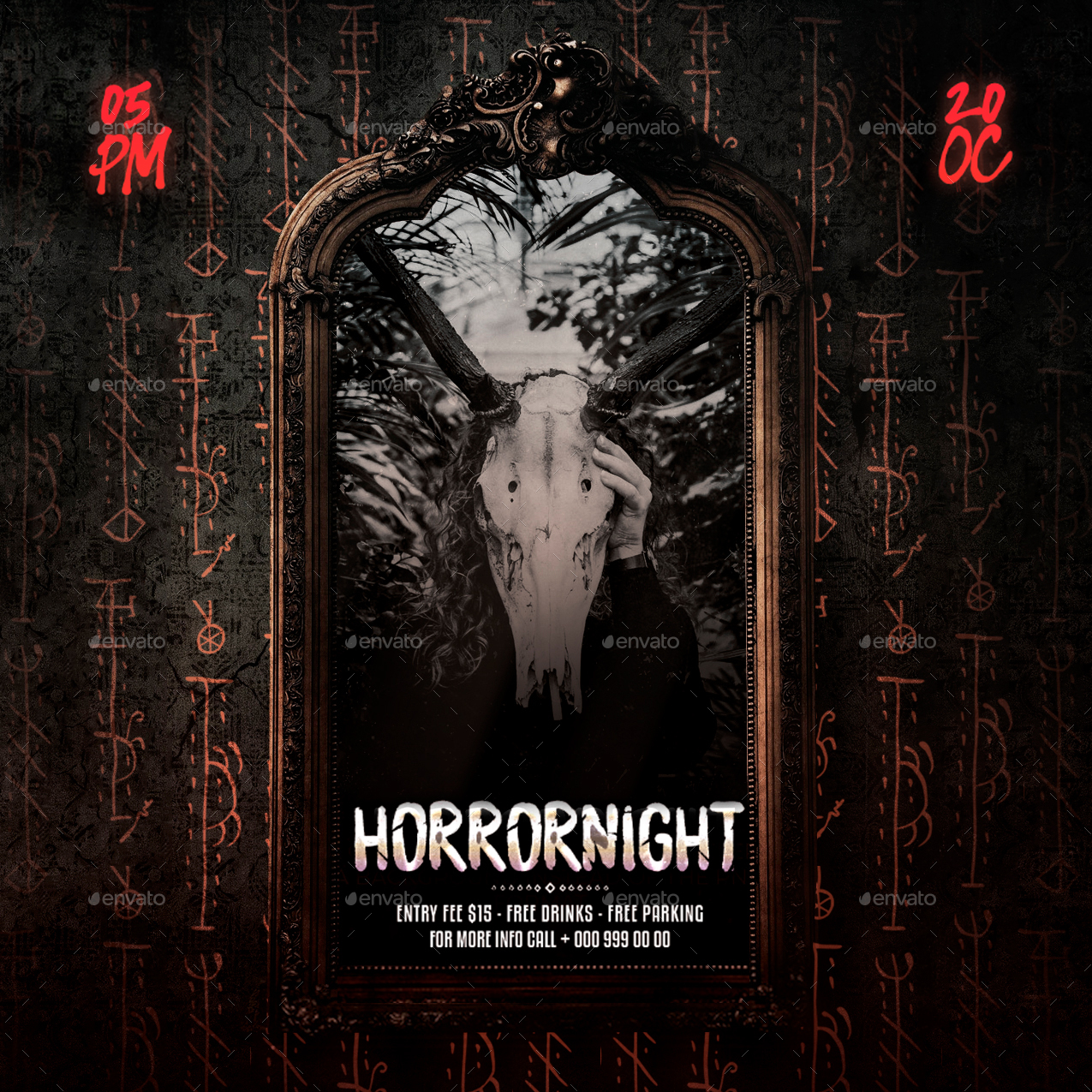 Horror Flyer, Print Templates | GraphicRiver