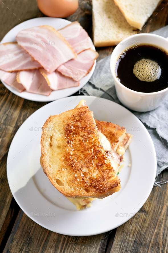 Toast sandwich with cheese Stock Photo by voltan1 | PhotoDune