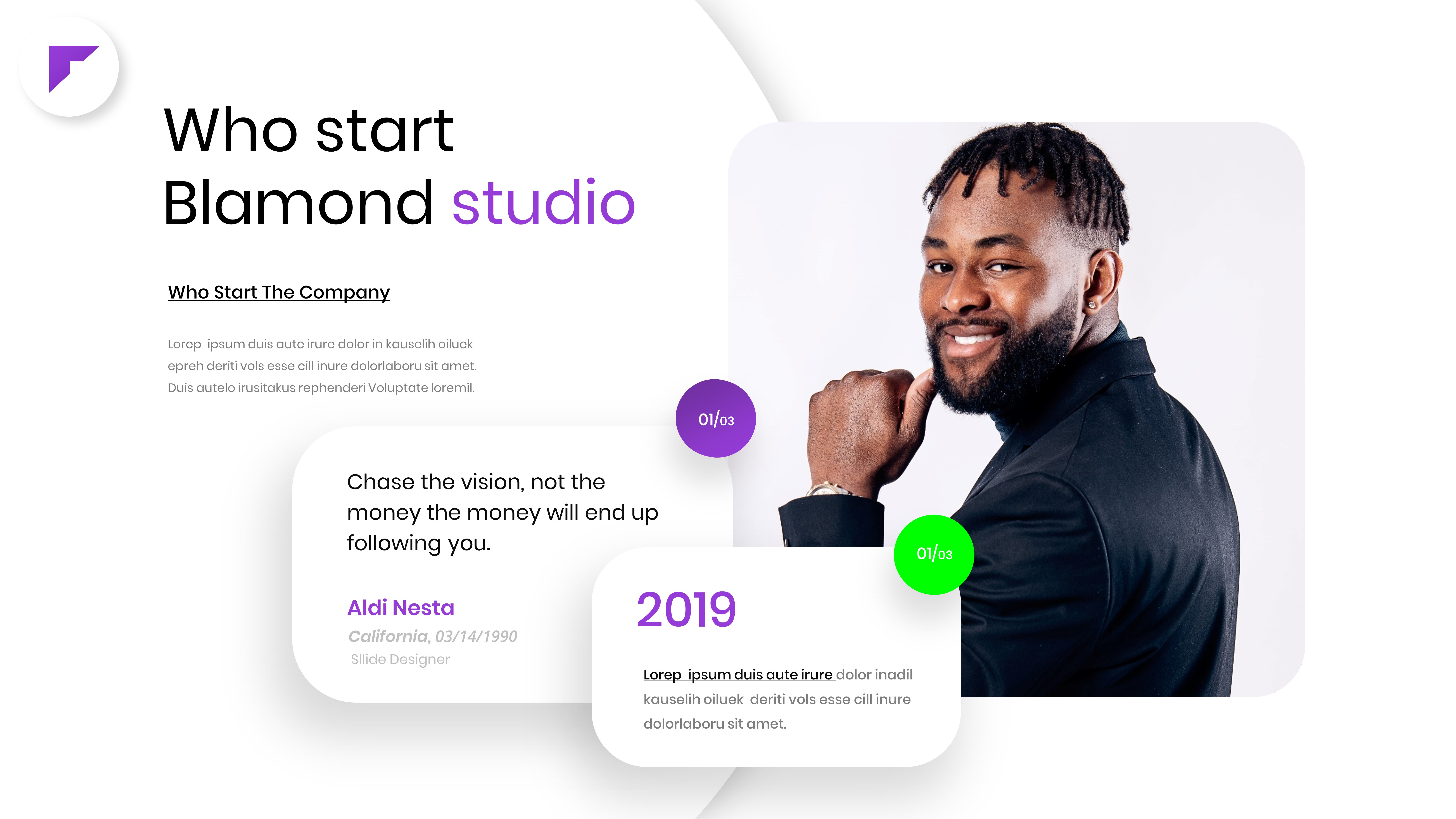 Blamond – Business PowerPoint Template, Presentation Templates ...