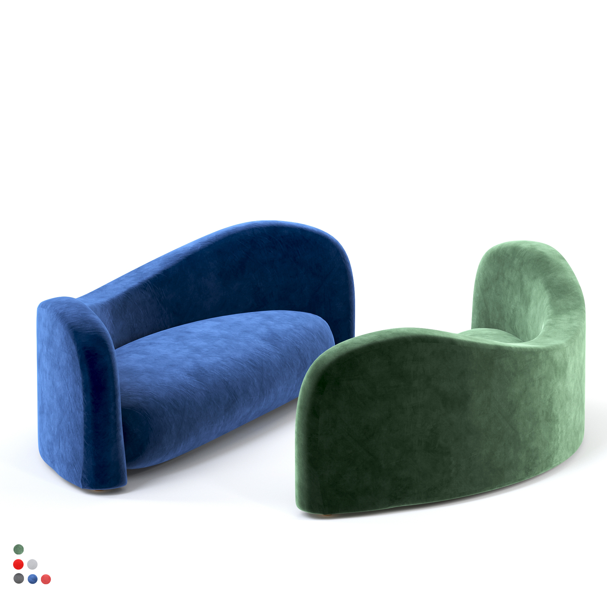 Moon Sofa by Raphael Navot by Axtam3D | 3DOcean
