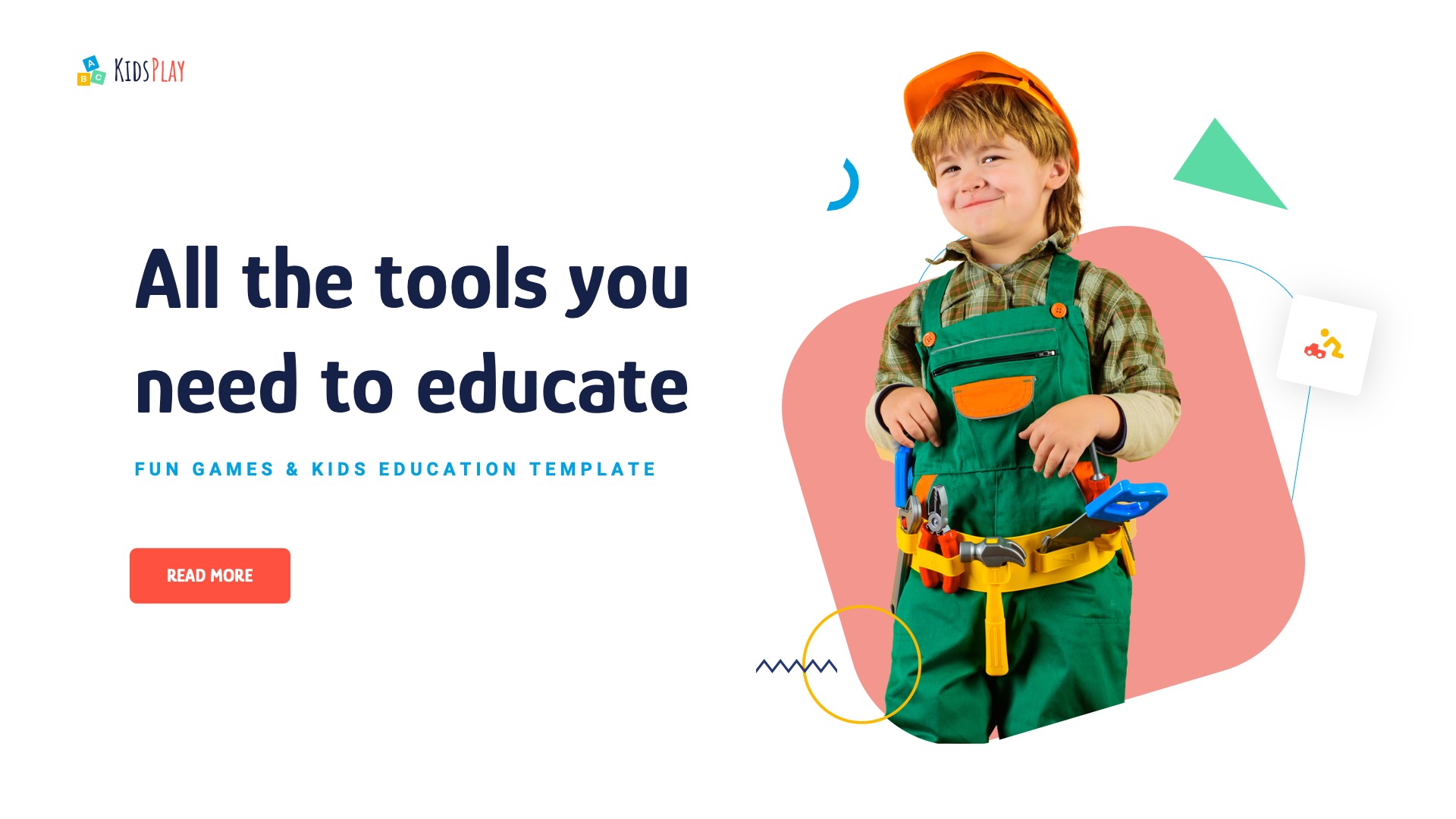 KIDSPLAY - Fun Games & Kids Education Powerpoint Template, Presentation ...