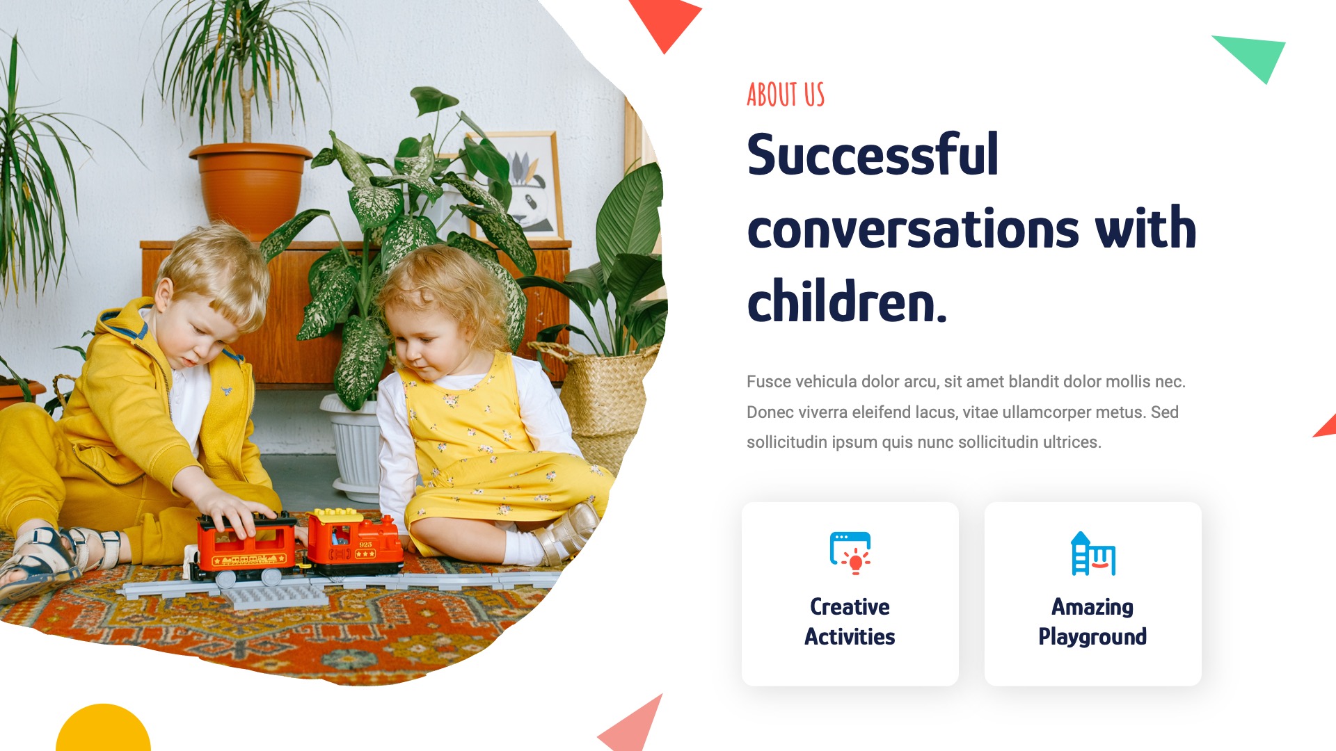 KIDSPLAY - Fun Games & Kids Education Powerpoint Template, Presentation ...