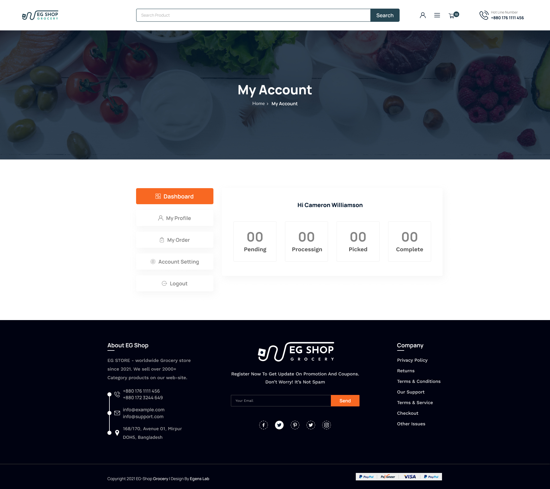 EG Shop Grocery - Multipurpose eCommerce Figma Template by egenslab