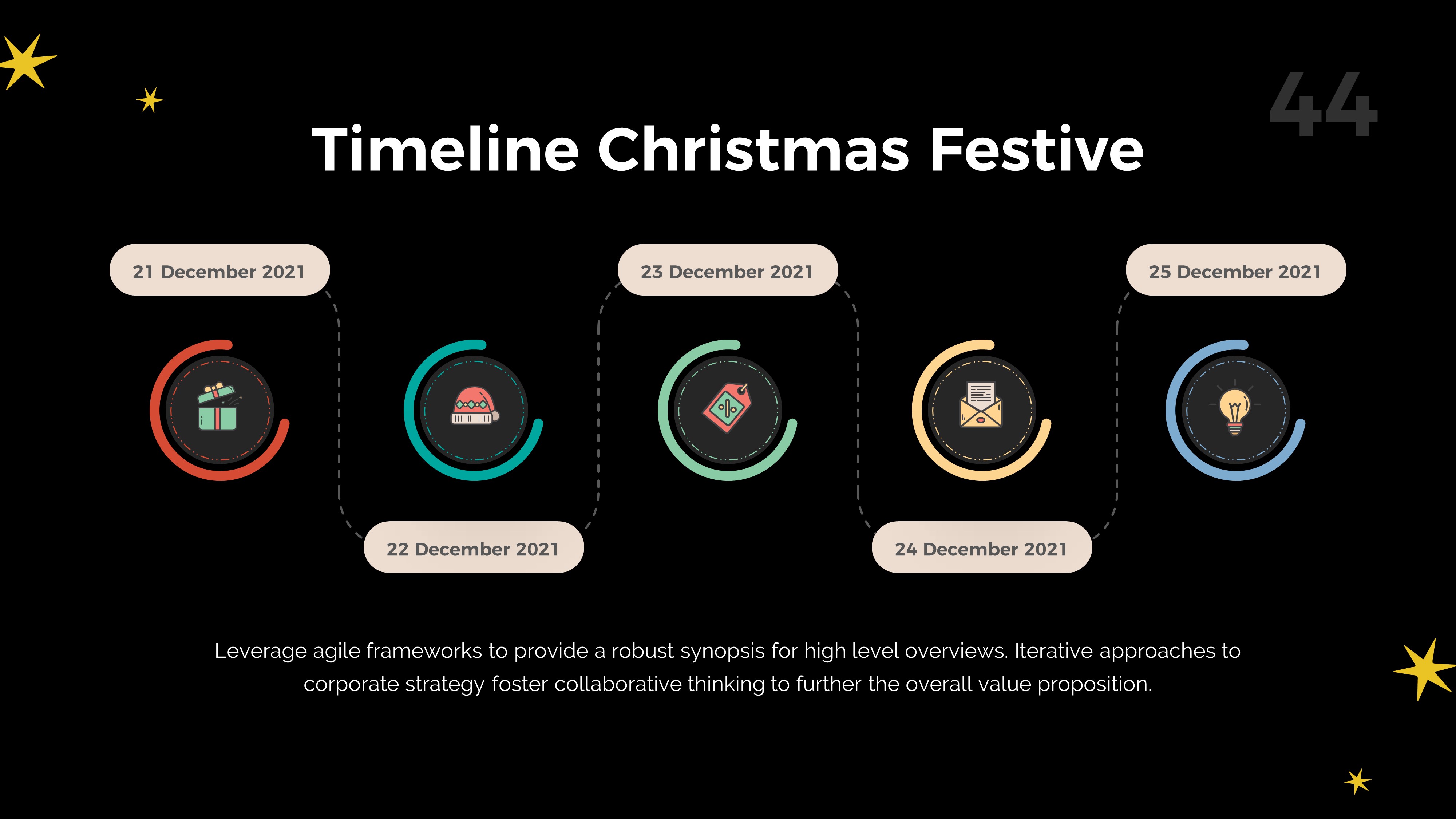 Christmas Festive Creative PowerPoint Template, Presentation Templates