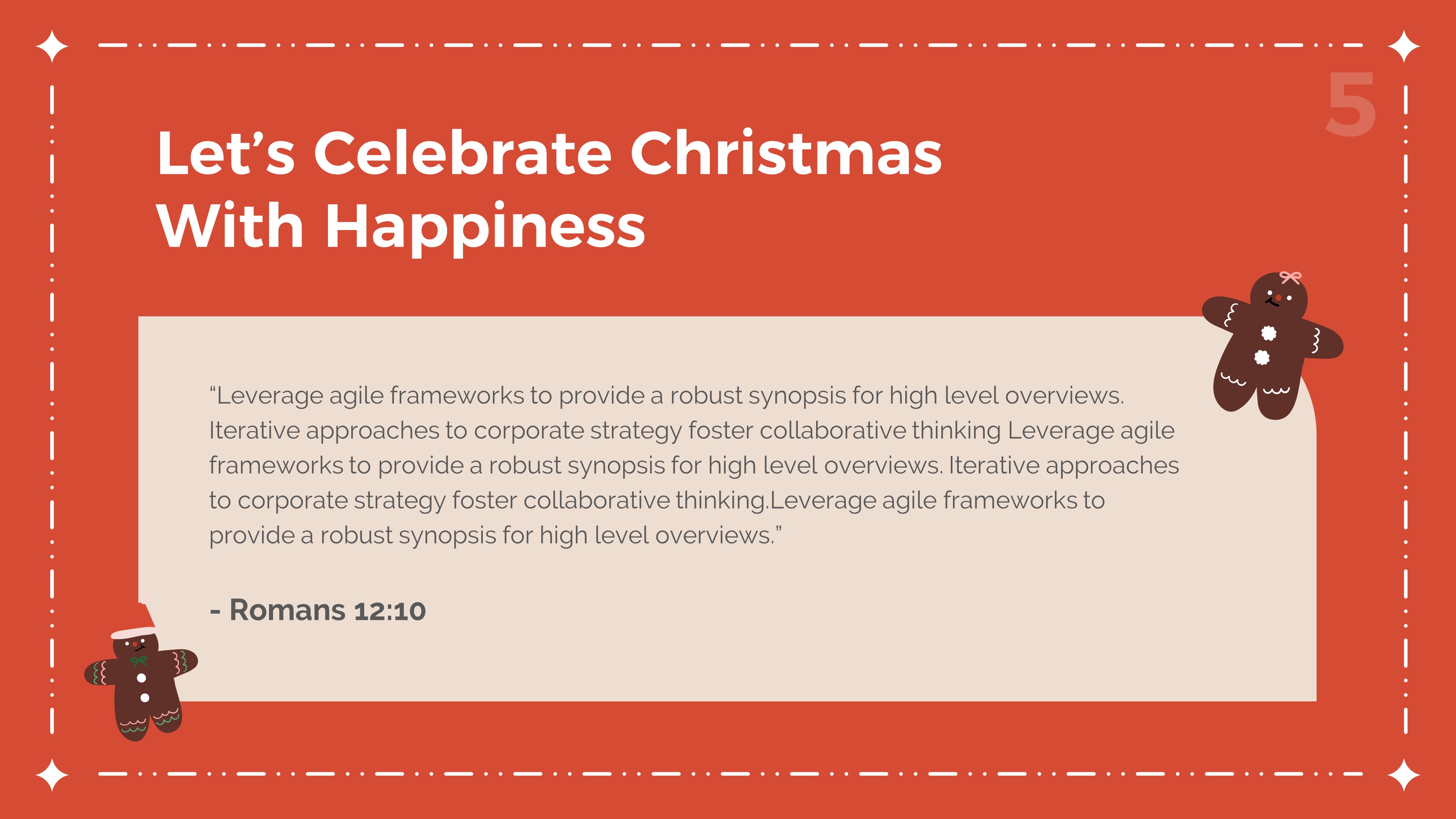 Christmas Festive Creative PowerPoint Template, Presentation Templates