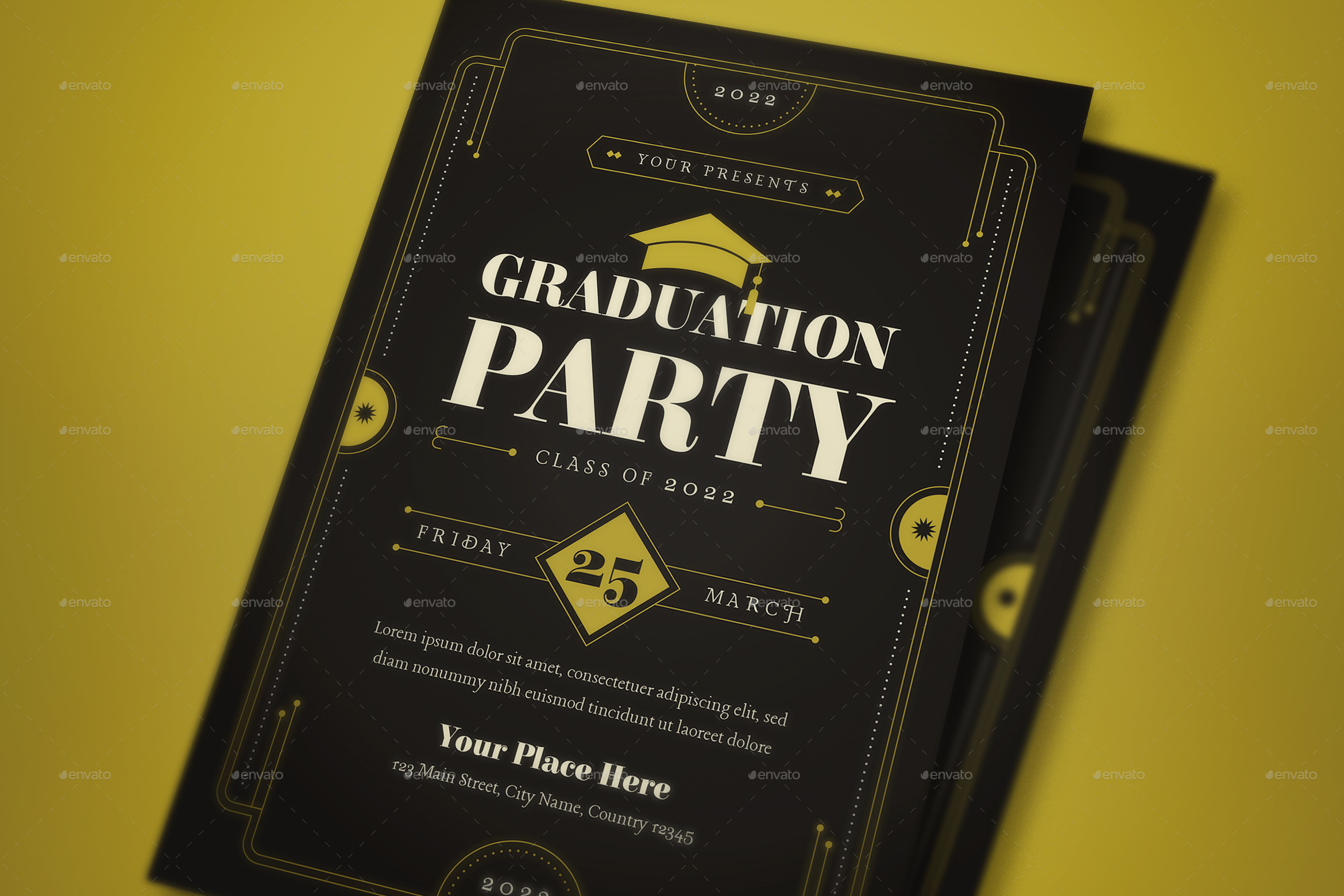 Graduation Day Flyer Set, Print Templates | GraphicRiver
