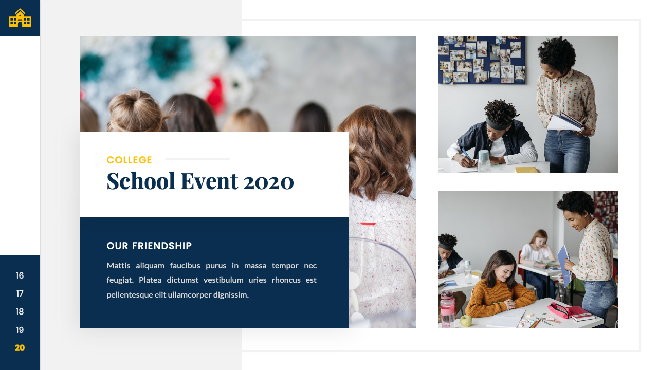 Memoar - University & School Yearbook PowerPoint Template, Presentation ...