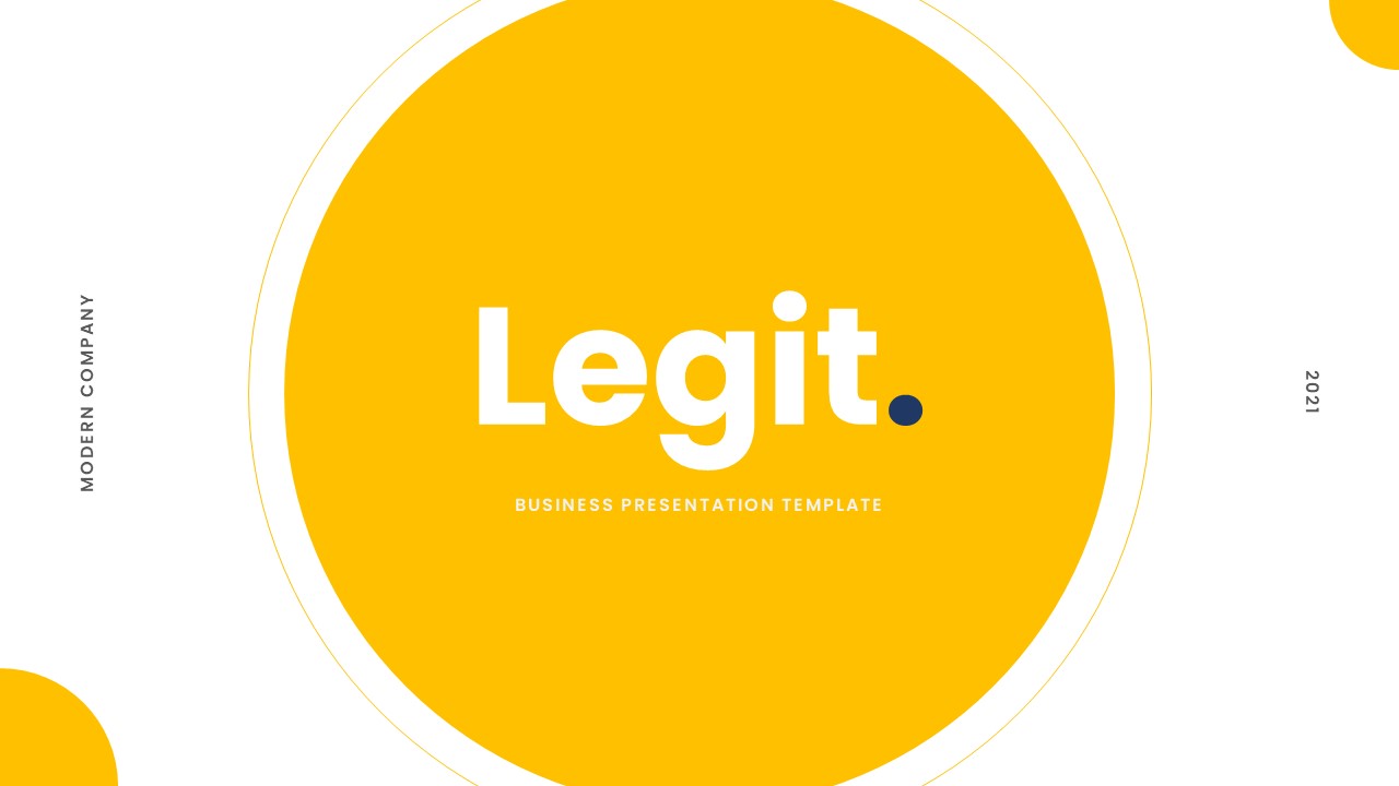 Legit - Business Google Slides Template, Presentation Templates ...