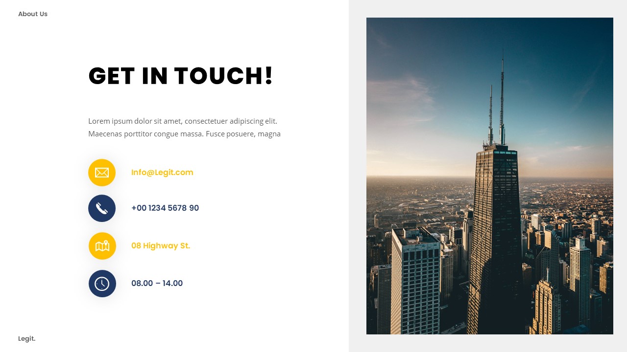 Legit - Business Google Slides Template, Presentation Templates ...