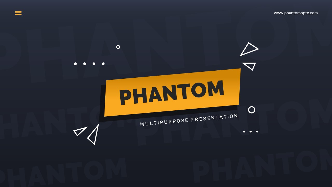 Phantom - Multipurpose Google Slides Template, Presentation Templates