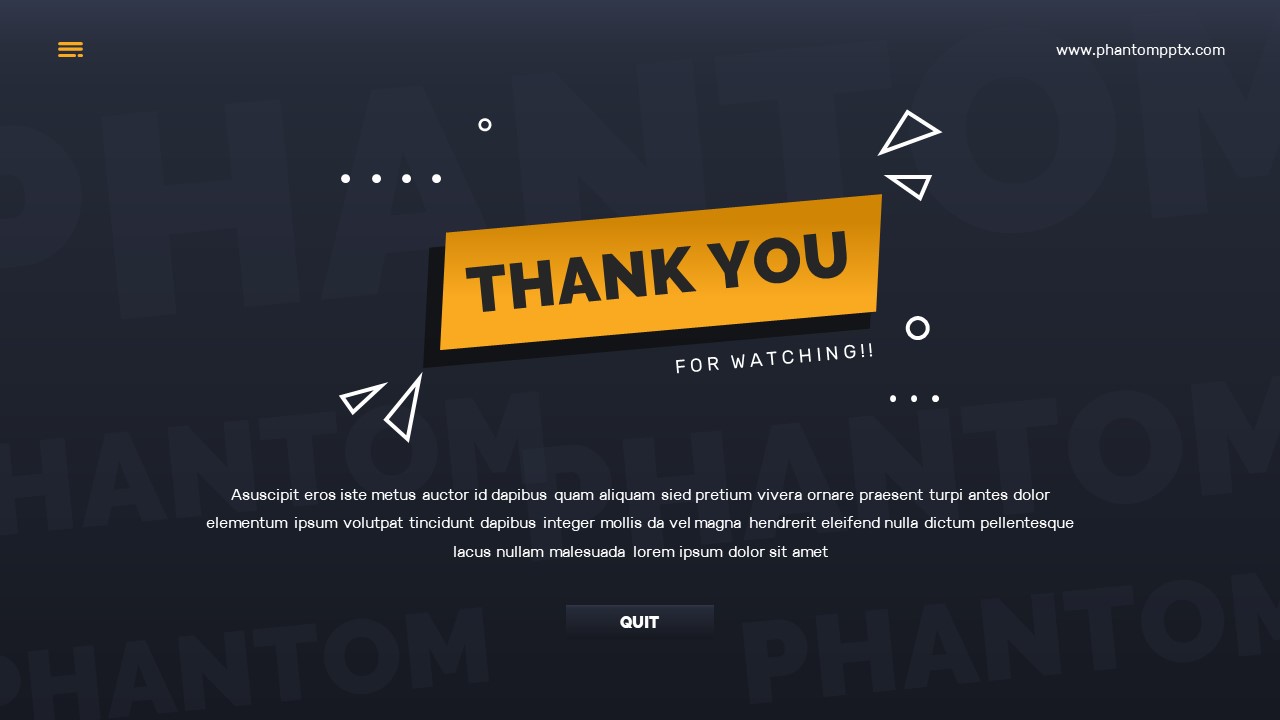 Phantom - Multipurpose Google Slides Template, Presentation Templates