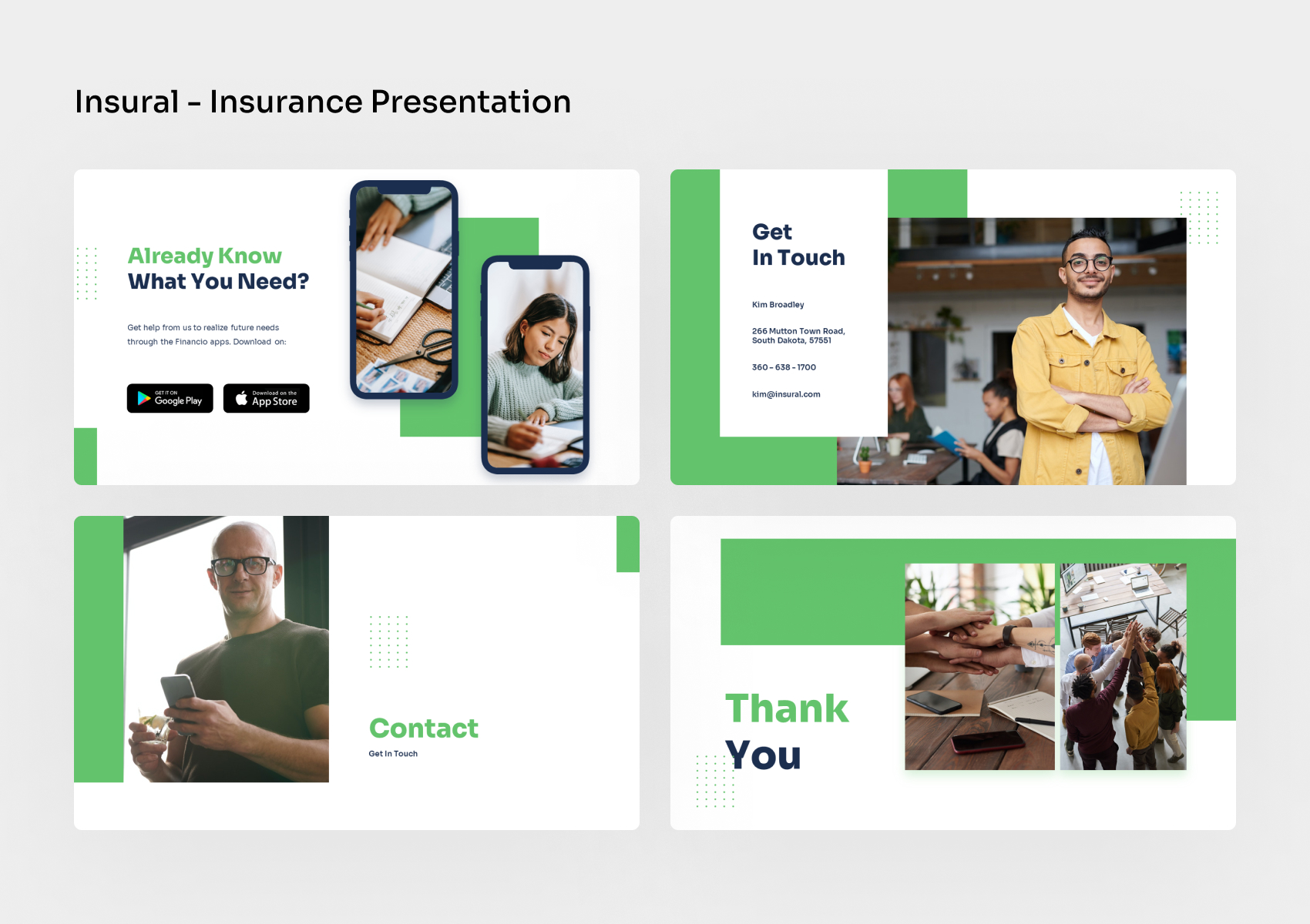 Insural - Isurance Google Slides Presentation, Presentation Templates