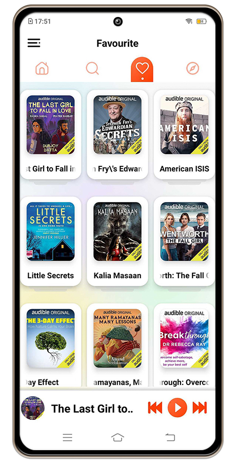Android Audio Book And E-Book- Audible | Audiobook With Chapter ...