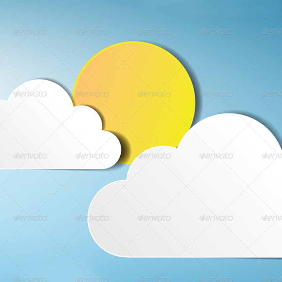 FB Cloud Profile, Web Elements | GraphicRiver