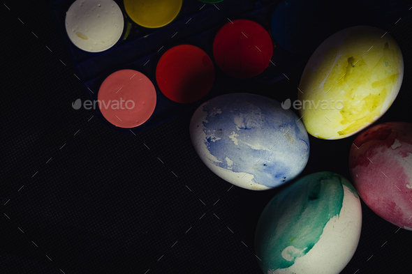 Set of poorly colored eggs Stock Photo by ADDICTIVE_STOCK | PhotoDune