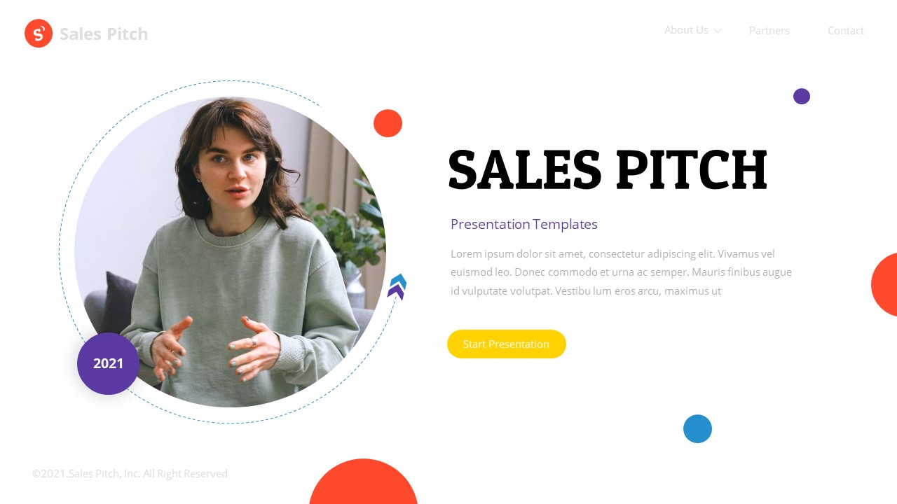 Sales Pitch Google Slide Template, Presentation Templates | GraphicRiver