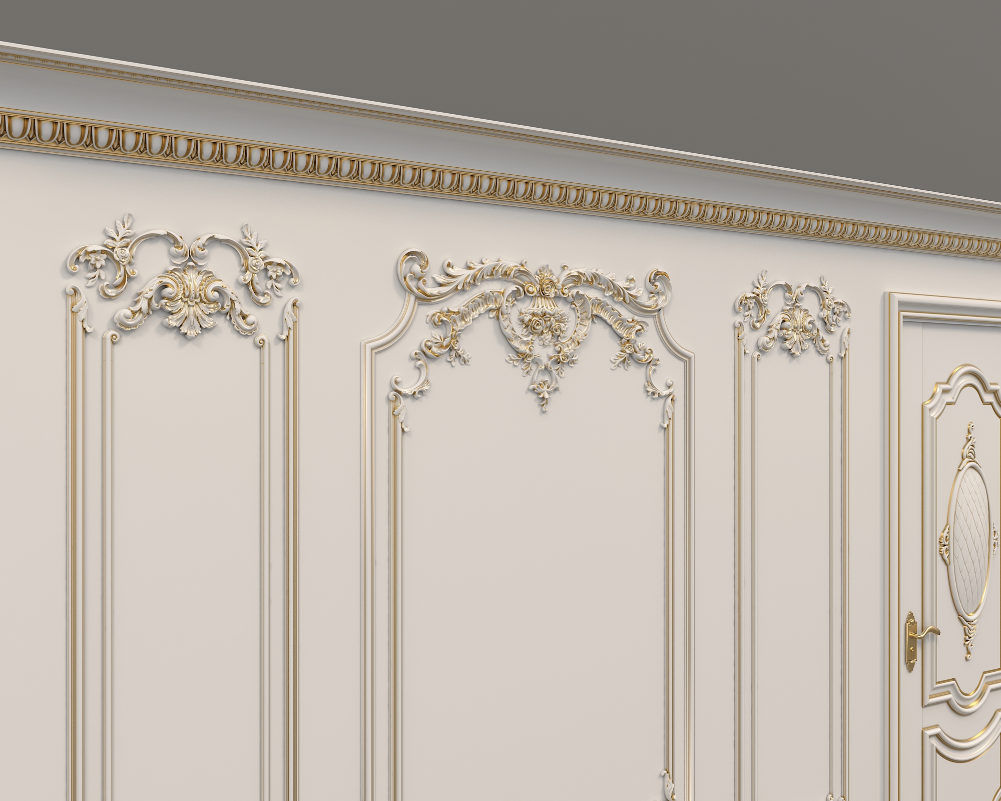 European Style Interior Wall Decoration 4 by nhattuankts | 3DOcean