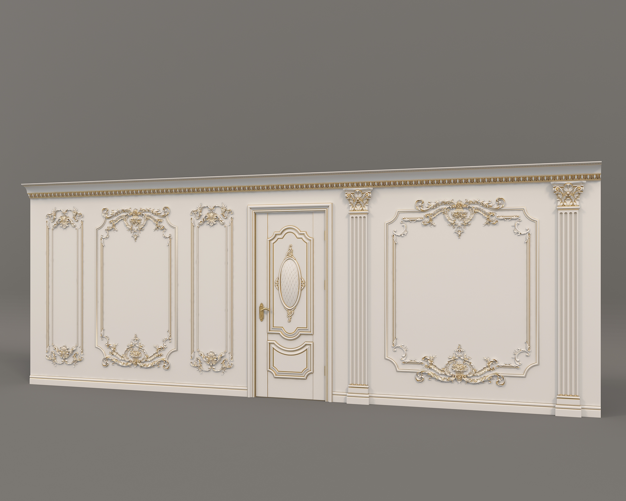 European Style Interior Wall Decoration 4 by nhattuankts | 3DOcean