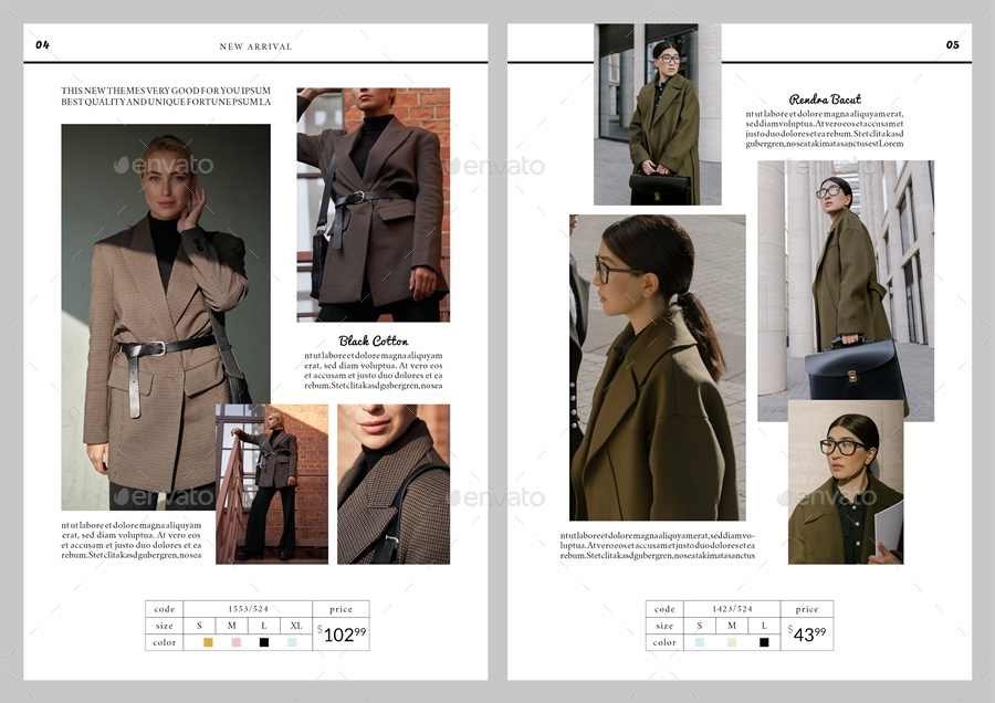 A5 Fashion Catalog, Print Templates | GraphicRiver