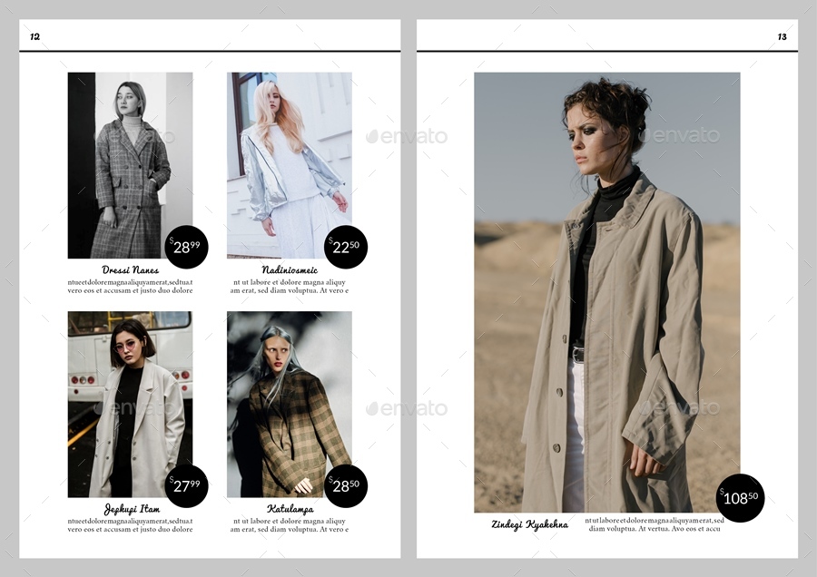 A5 Fashion Catalog, Print Templates | GraphicRiver