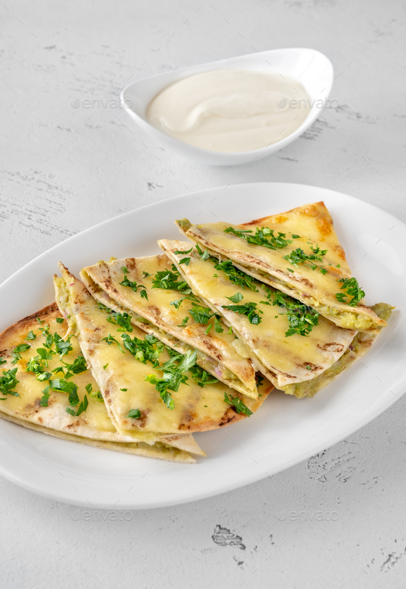 Quesados - Mexican appetizer Stock Photo by Alex9500 | PhotoDune