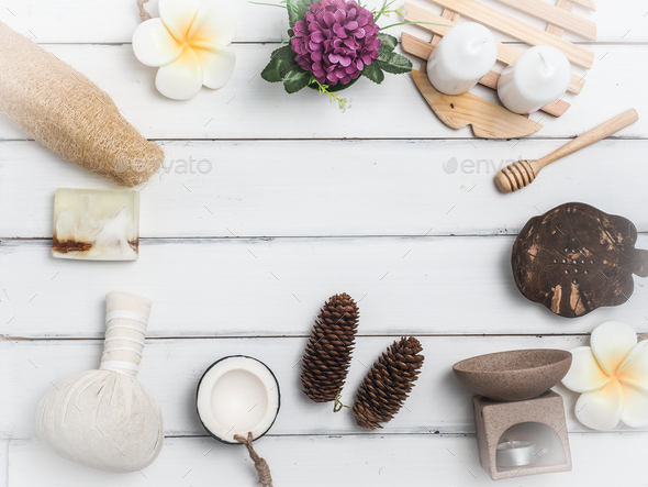 SPA SET TOP VIEW Stock Photo by anontae2522 | PhotoDune