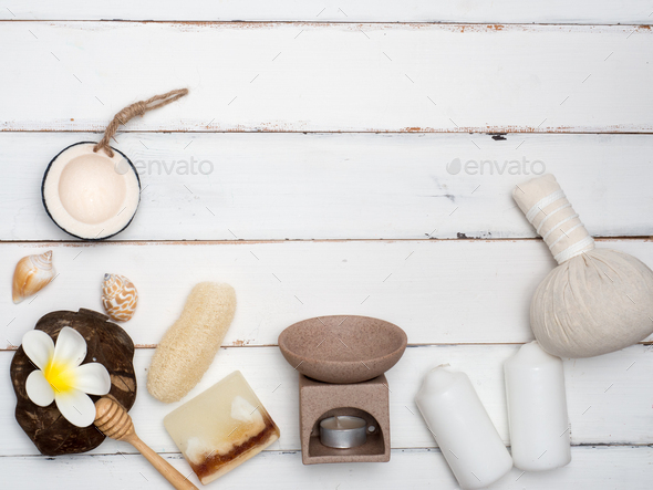 SPA SET TOP VIEW Stock Photo by anontae2522 | PhotoDune