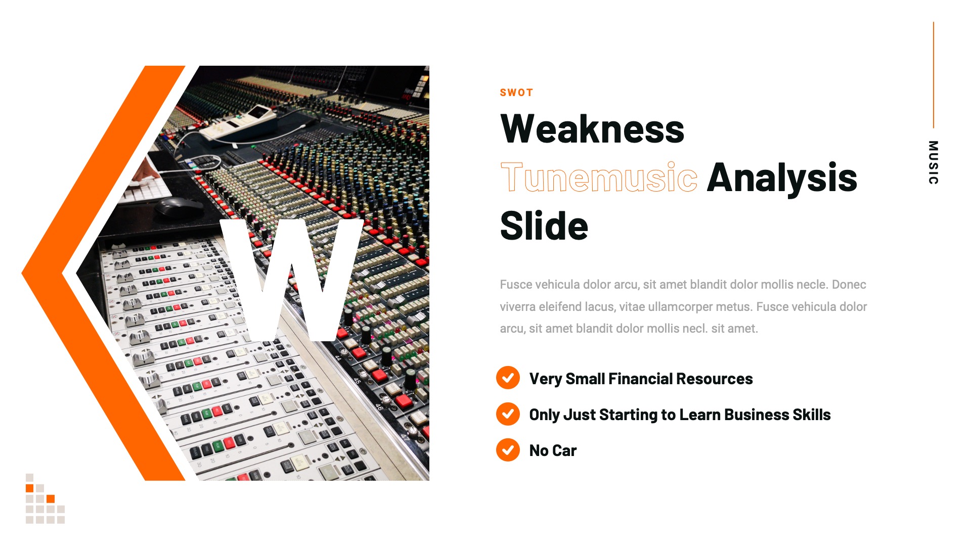 TUNEMUSIC - Music Production & Sound Studio Powerpoint Template ...
