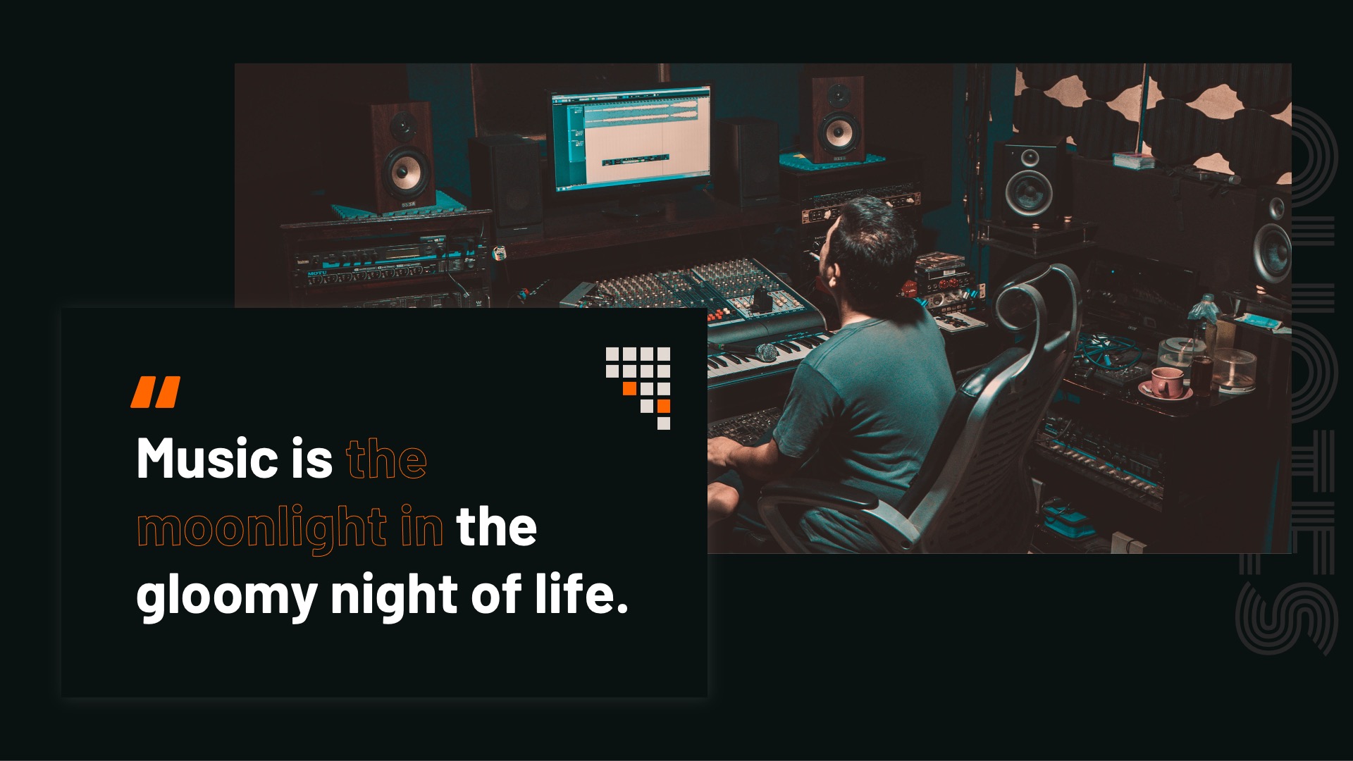 TUNEMUSIC - Music Production & Sound Studio Powerpoint Template ...