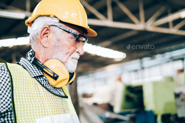 OLD MAN FACTORY WORKER Stock Photo by anontae2522 | PhotoDune