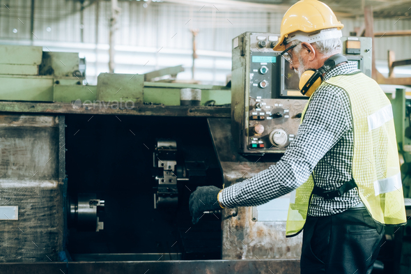 OLD MAN FACTORY WORKER Stock Photo by anontae2522 | PhotoDune