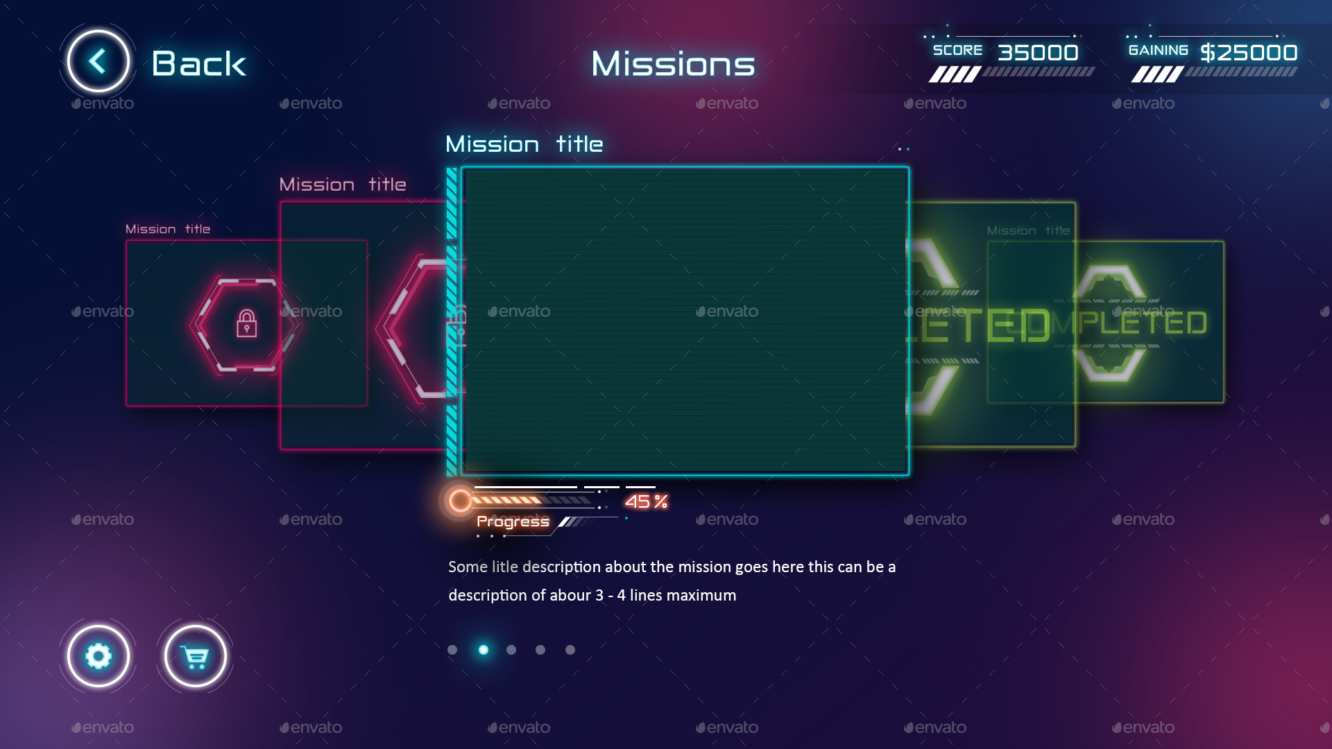 Dot-Z MMORPG Game UI KIT, Game Assets | GraphicRiver