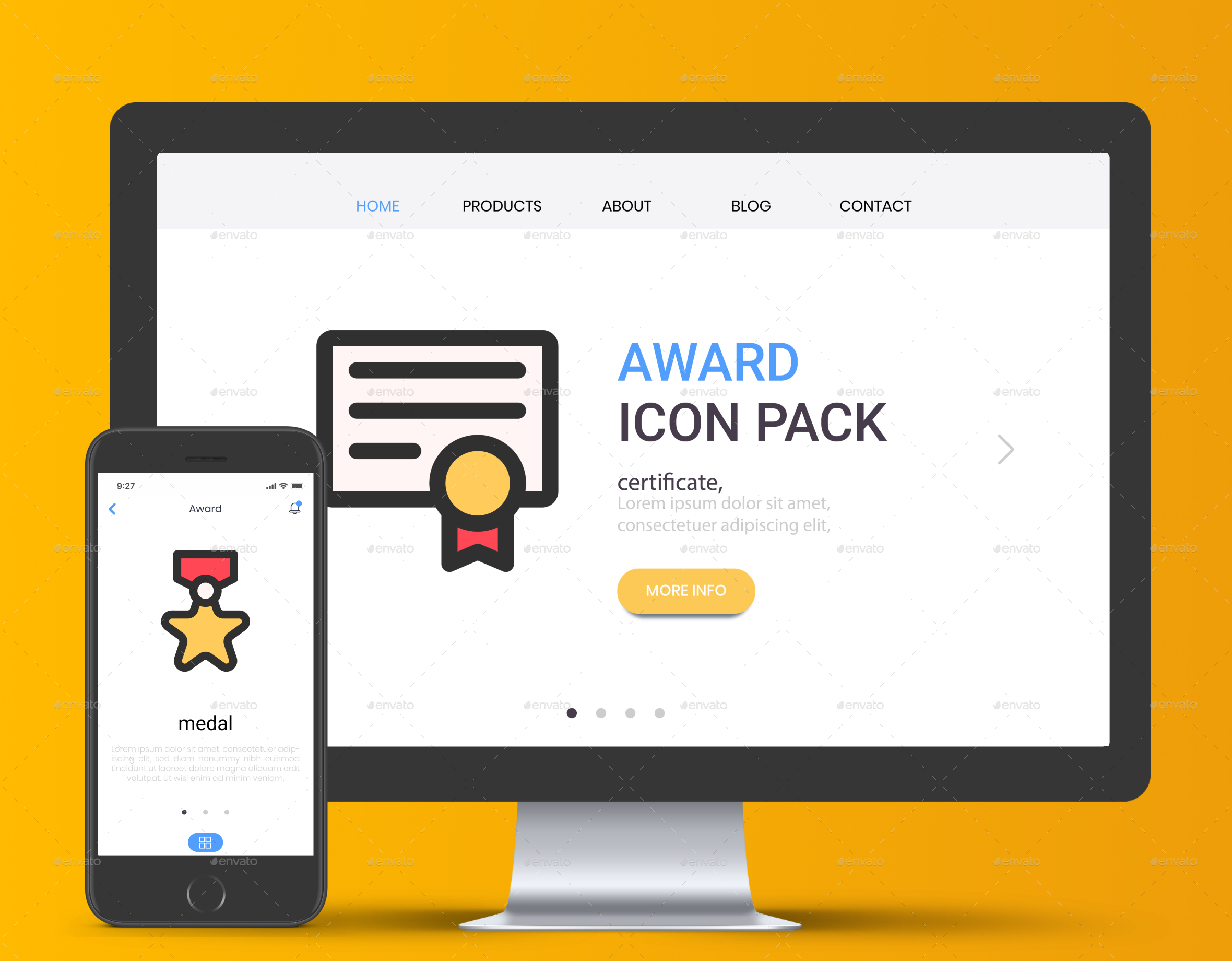 Award icon Set, Icons | GraphicRiver
