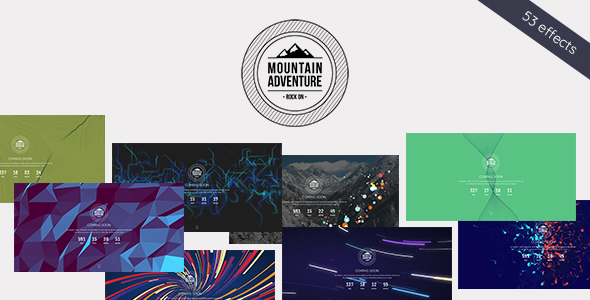Mountain - Exclusive Coming Soon WordPress Theme by Mountain-Themes