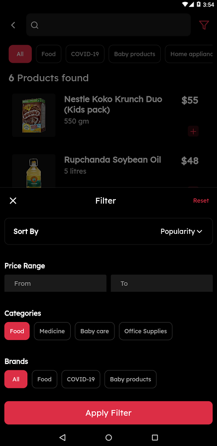 Flutter Grocery App UI Kit by aqeelshamz | CodeCanyon